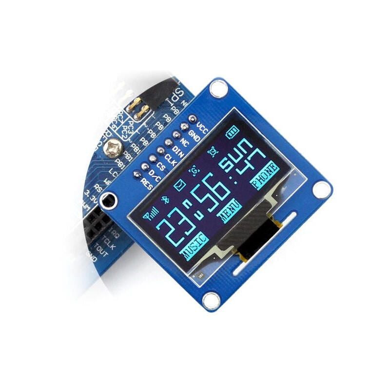 Grafisk OLED-display 128x64 - SH1106 driver - Raspberry Pi