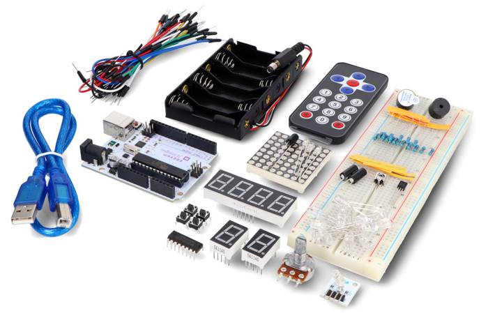 Arduino startpakke - komplett development kit for prosjekter
